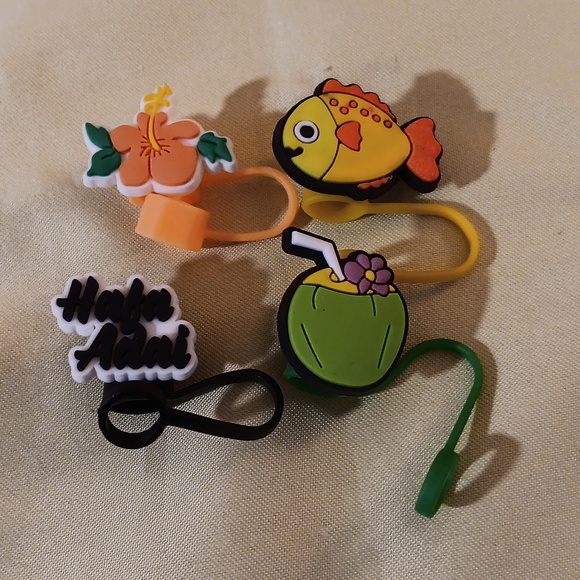 Stanley | Dining | Stanley Mm Straw Toppers 4 Pack 1 Hawaii Themed ...